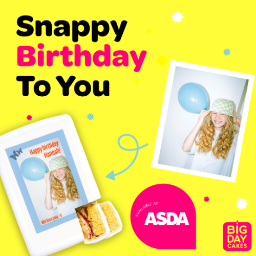 Birthday photo cakes at ASDA